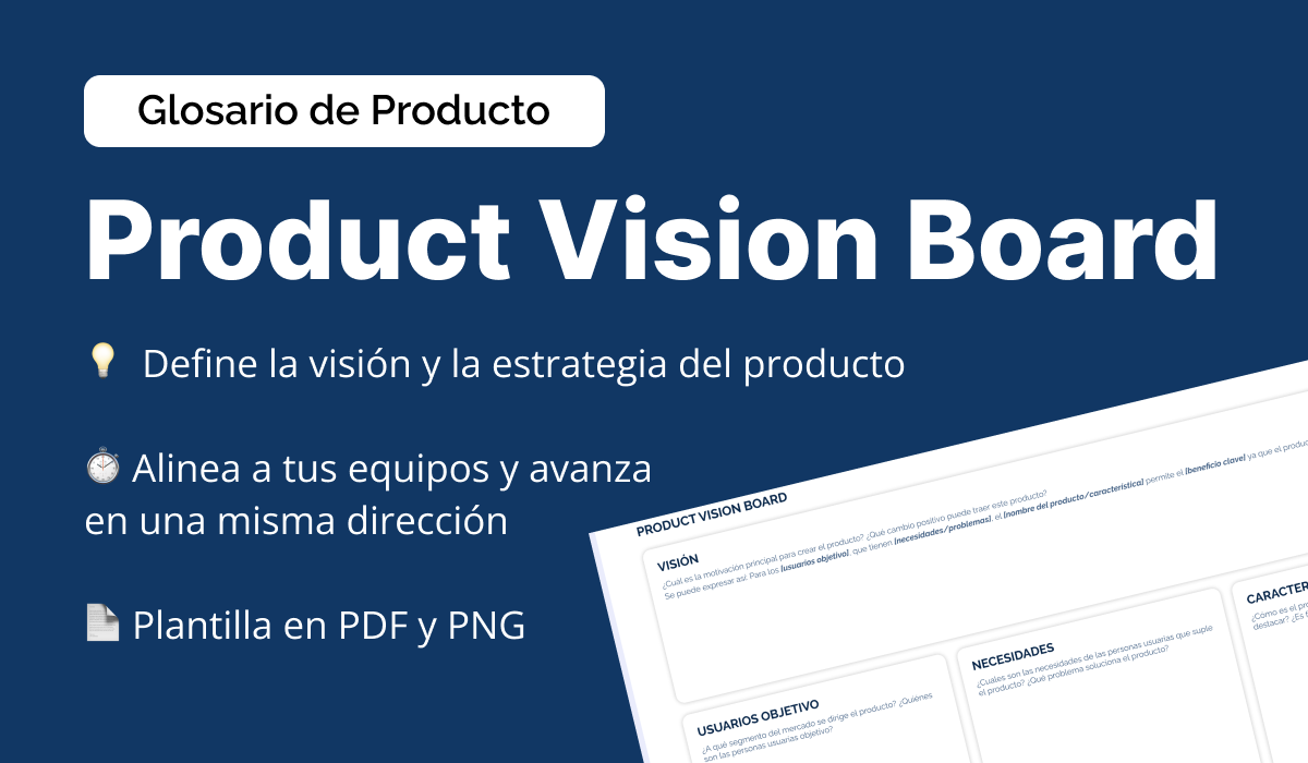 Product Vision Board | Thiga España